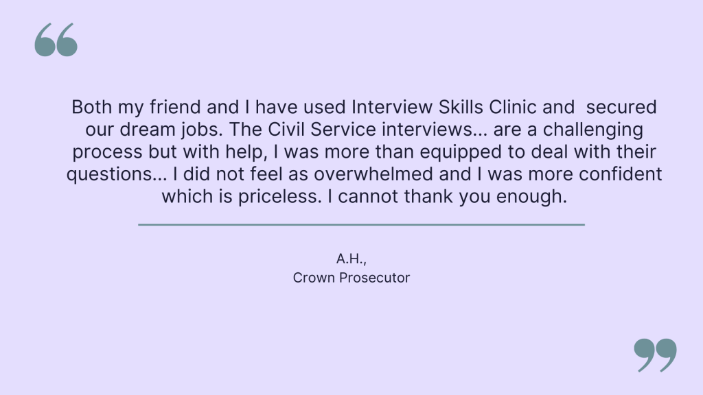 Civil Service Interview Coaching | Interview Skills Clinic
