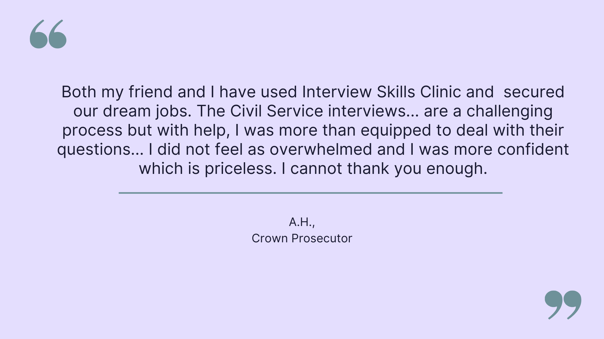 Civil Service Interview Coaching | Interview Skills Clinic